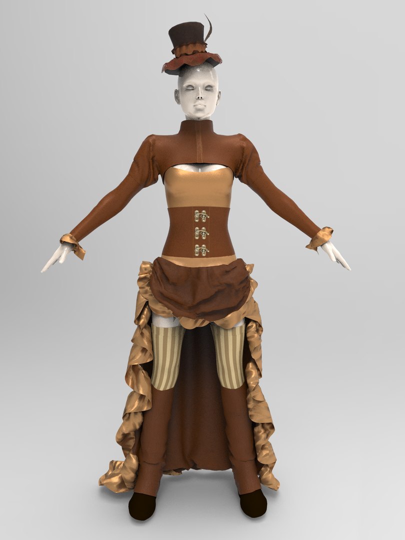 Clothing costume fashion model - TurboSquid 1671401
