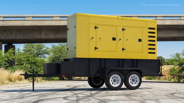 modelo 3d Generador móvil grande genérico - TurboSquid 1549615