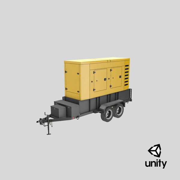 Big mobile generator 3D model - TurboSquid 1549615