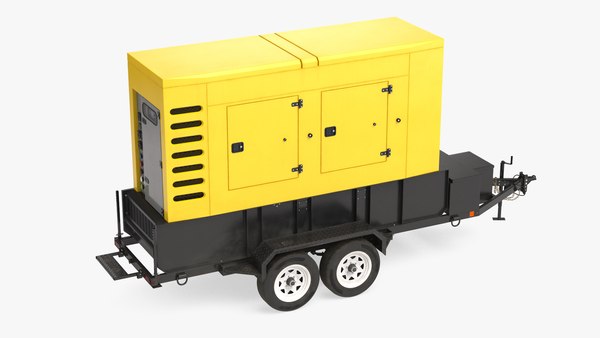 Big mobile generator 3D model - TurboSquid 1549615