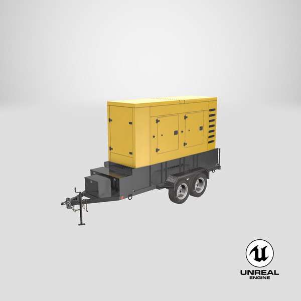 Big mobile generator 3D model - TurboSquid 1549615