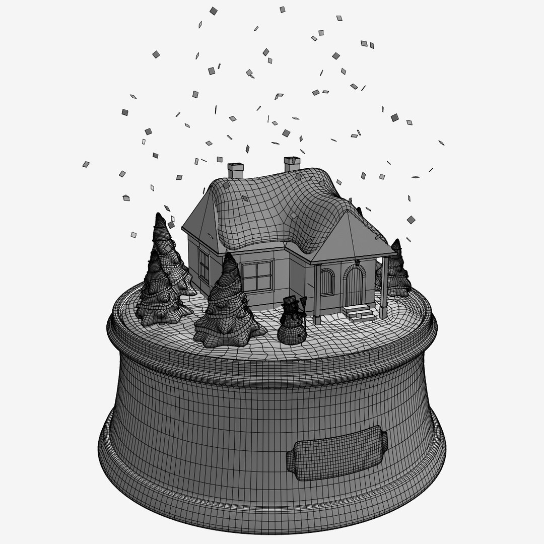 Snow Globe 3d Obj