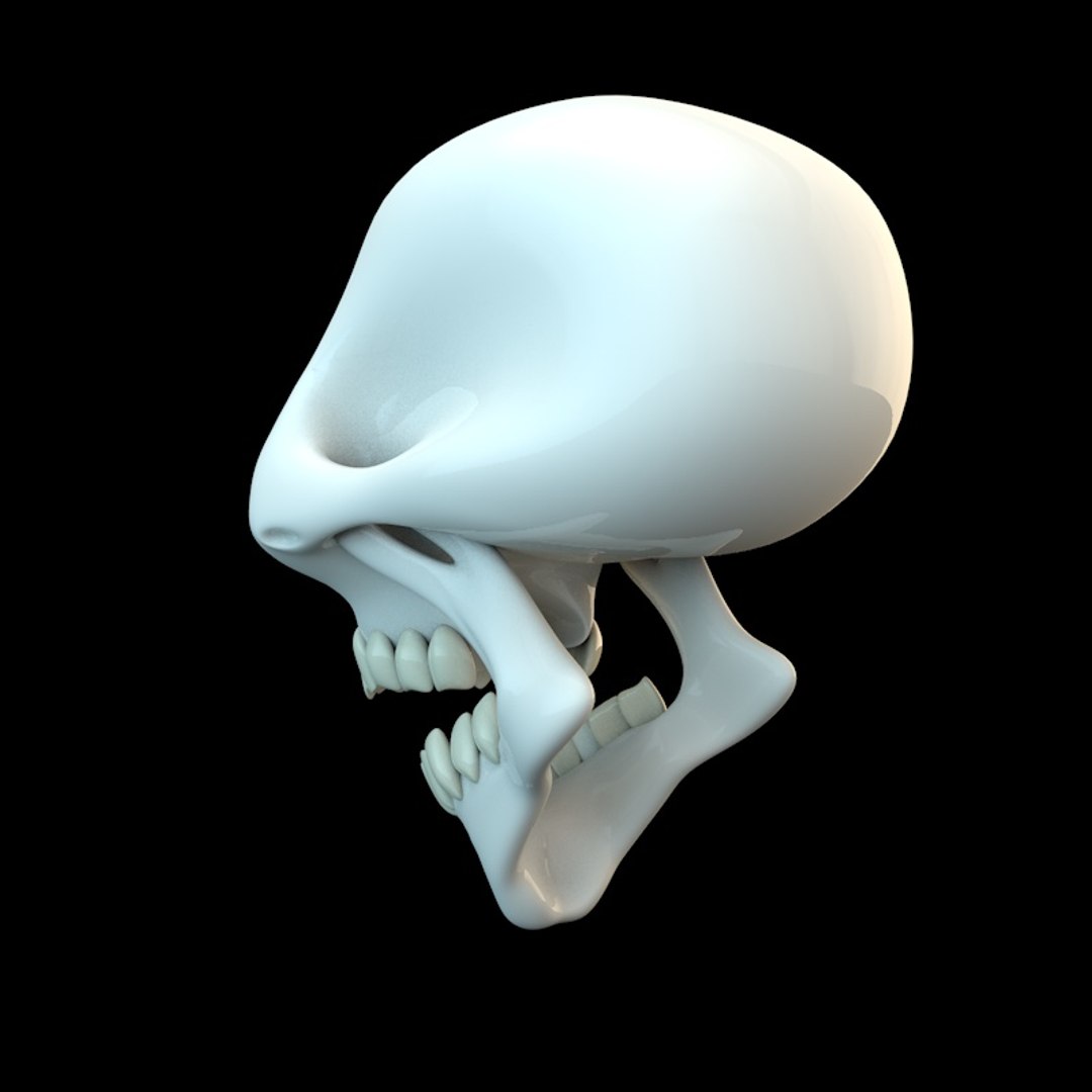 C4d Scary Skull