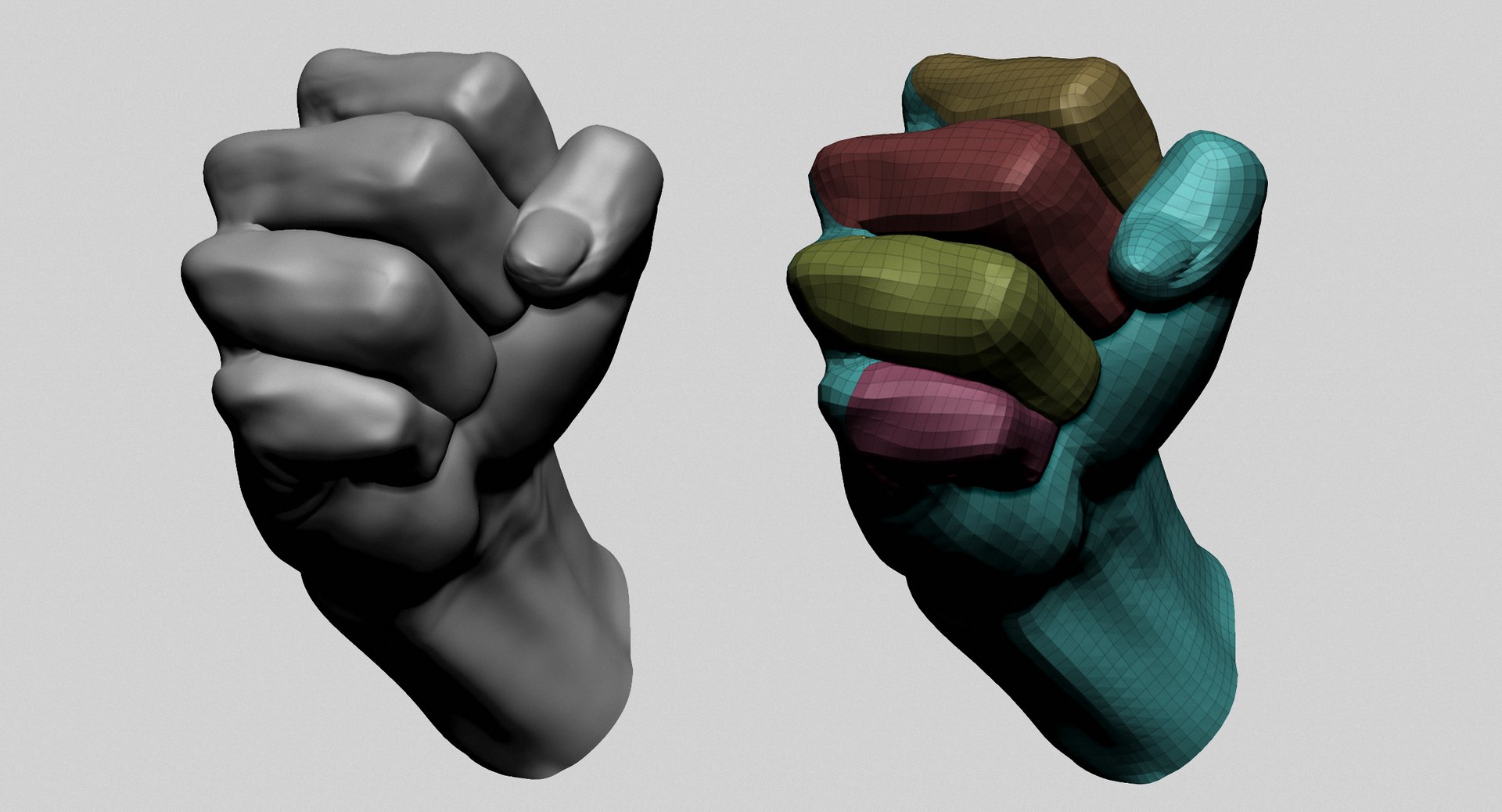 Fist B 3D - TurboSquid 2206856