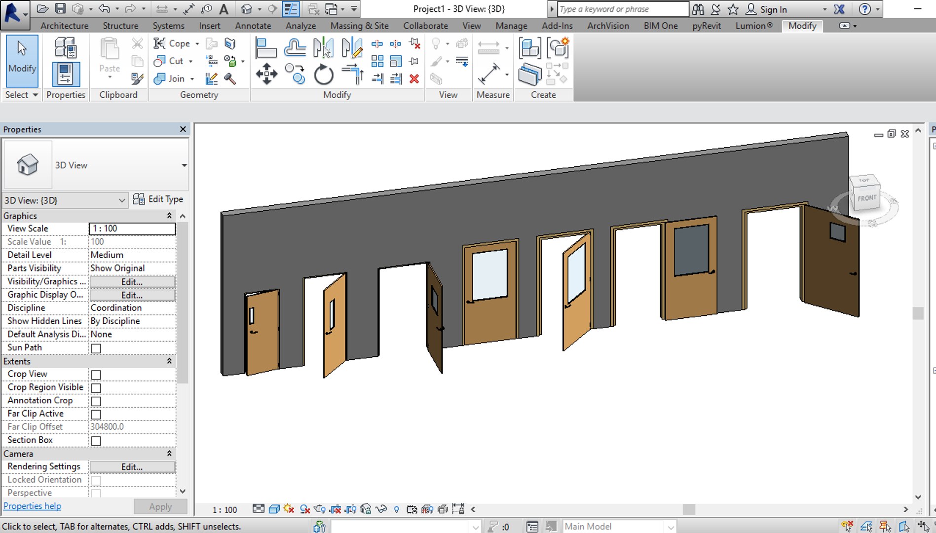 Single Door Revit Family 3D - TurboSquid 1382497