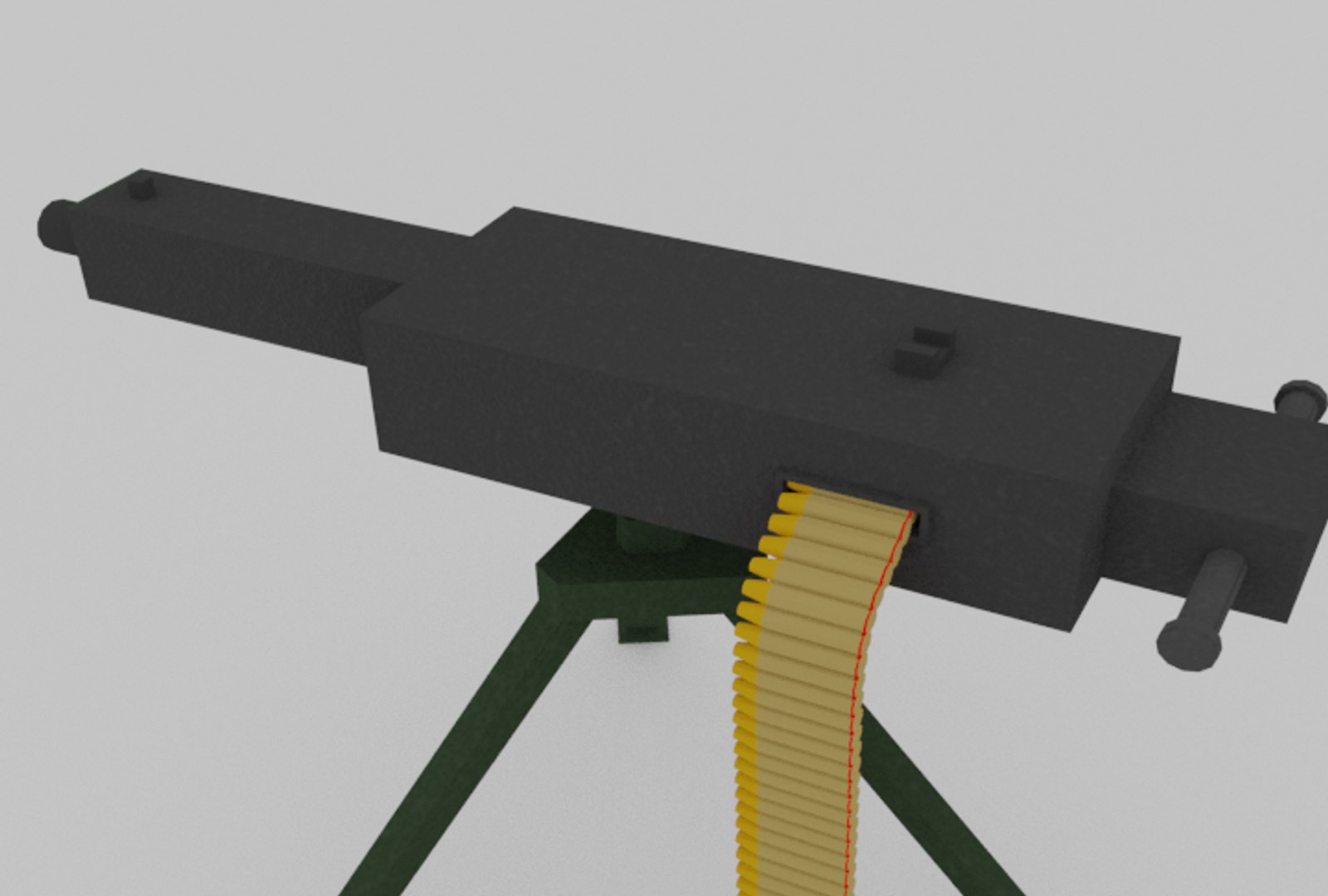Free 3D Machine Gun - TurboSquid 1421667