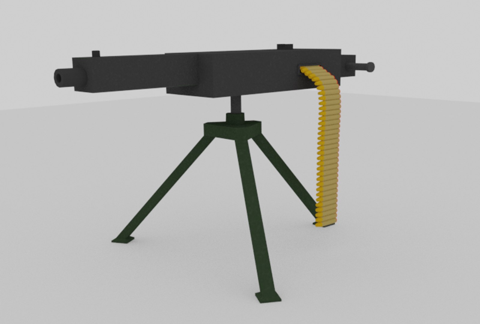 Free 3D Machine Gun - TurboSquid 1421667