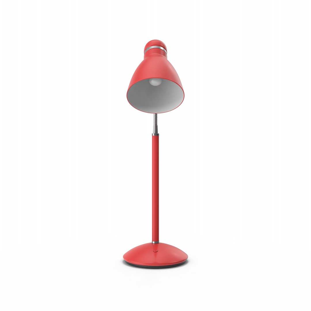 Office Lamp Red Model - TurboSquid 1831810