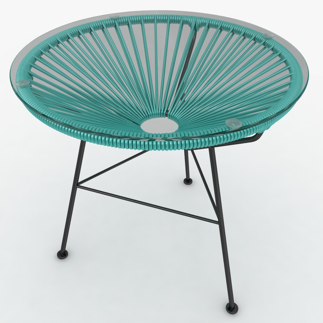 3d model realistic acapulco table