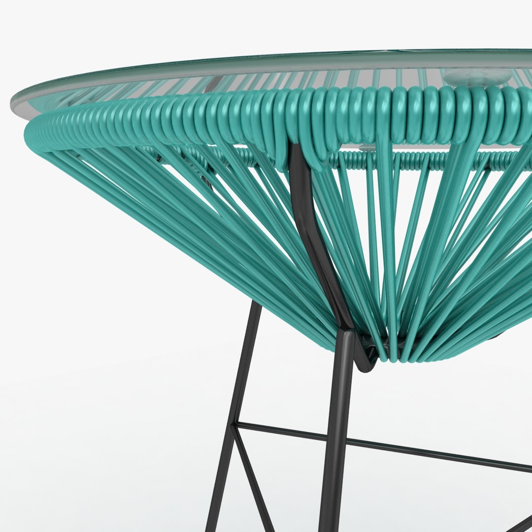 3d model realistic acapulco table