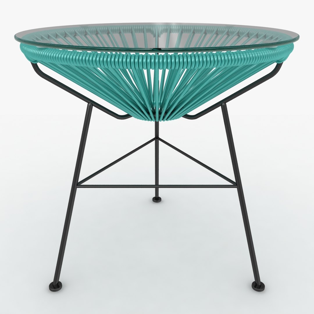 3d model realistic acapulco table