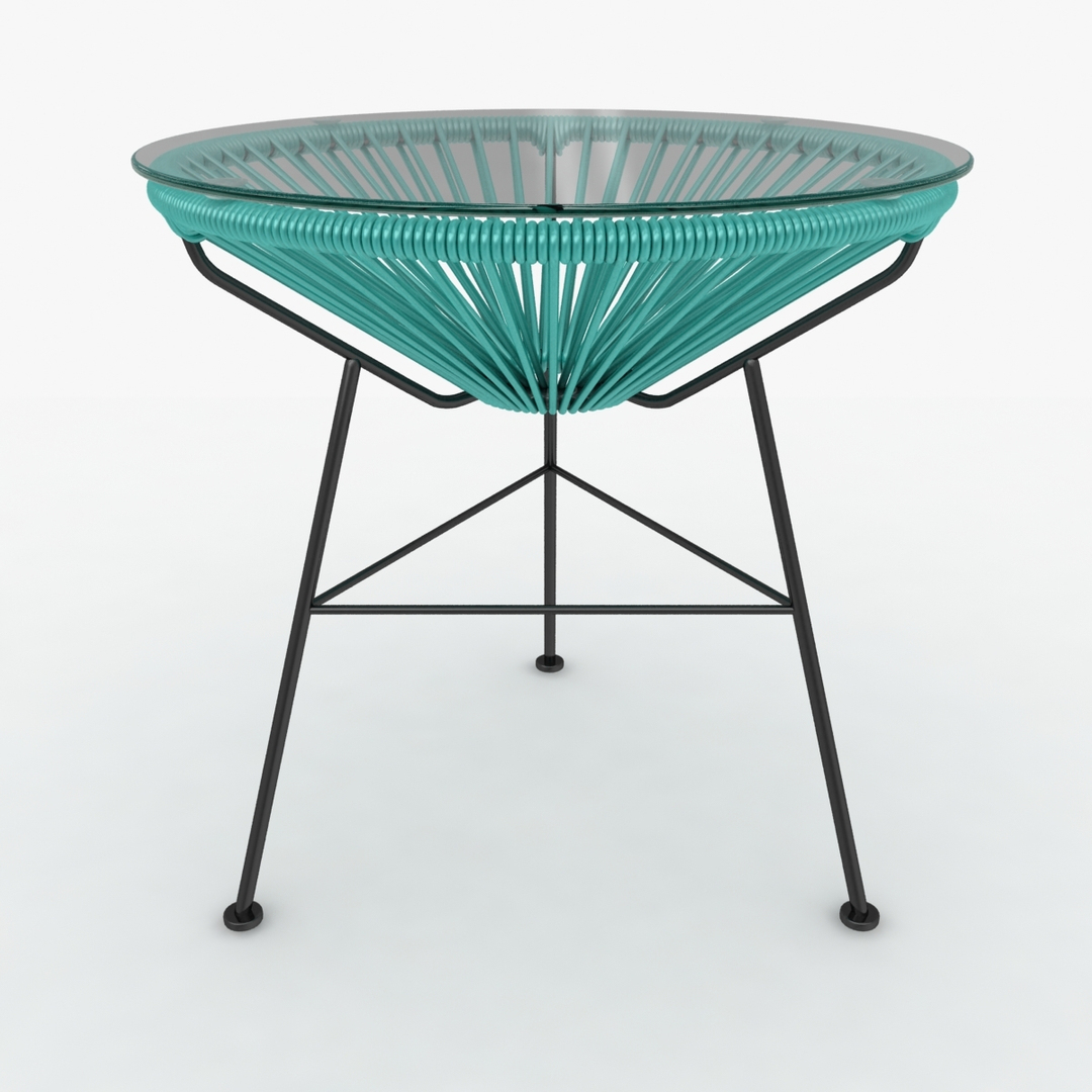 3d model realistic acapulco table