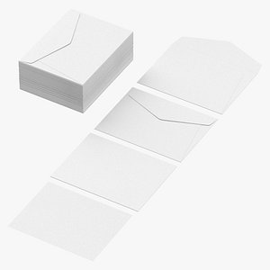 3D Paper-Envelope Models | TurboSquid