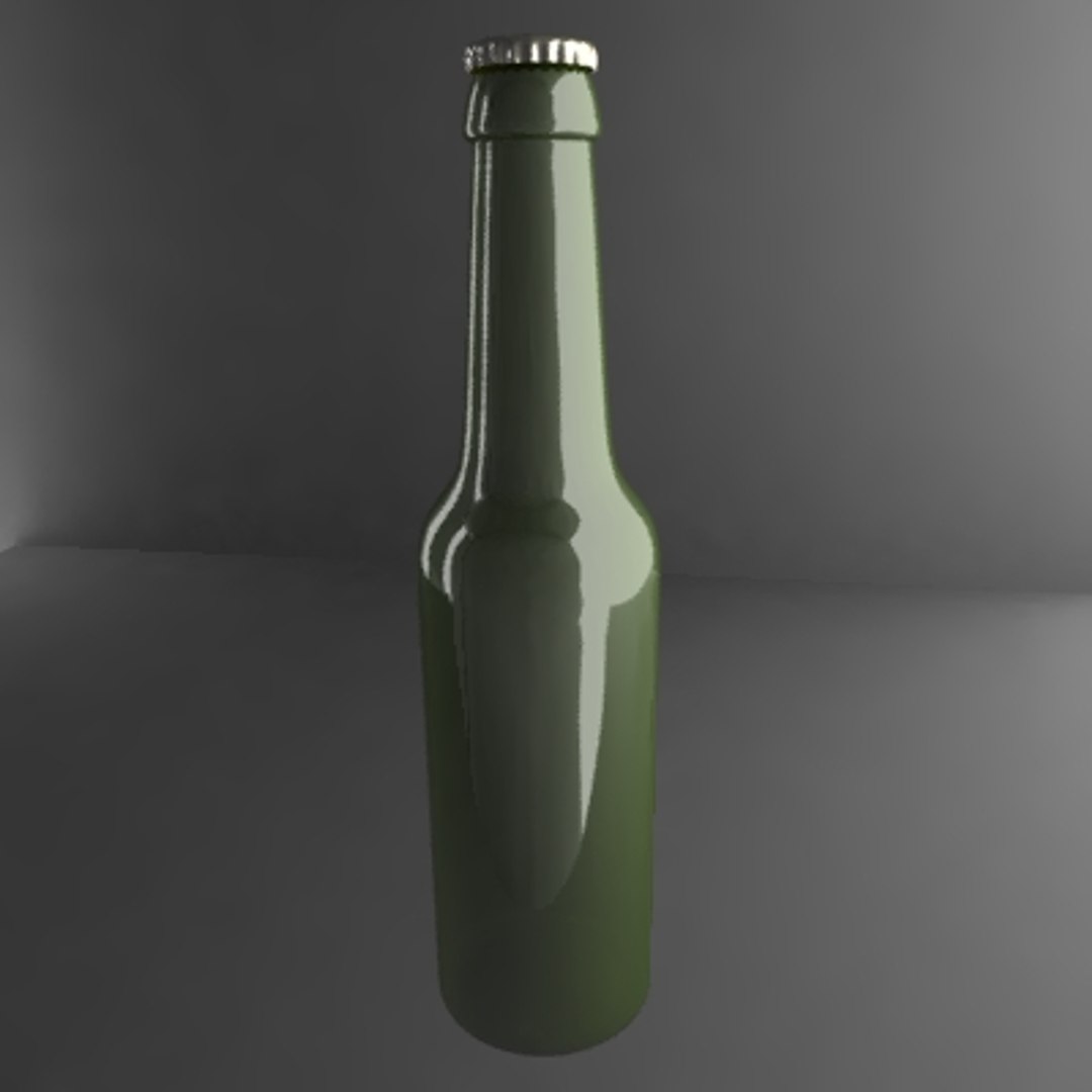 3d Model Beer Bottle
