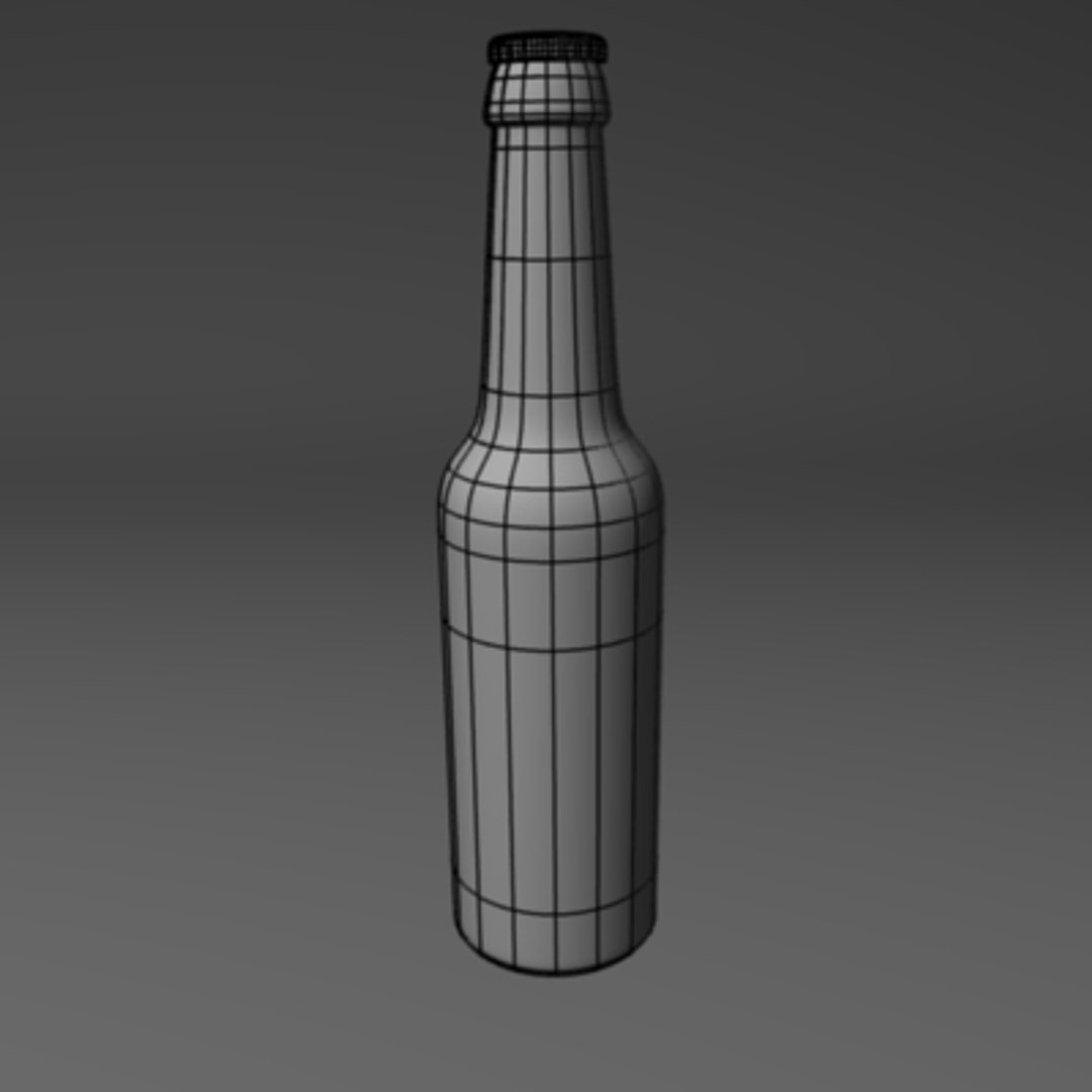 3d Model Beer Bottle