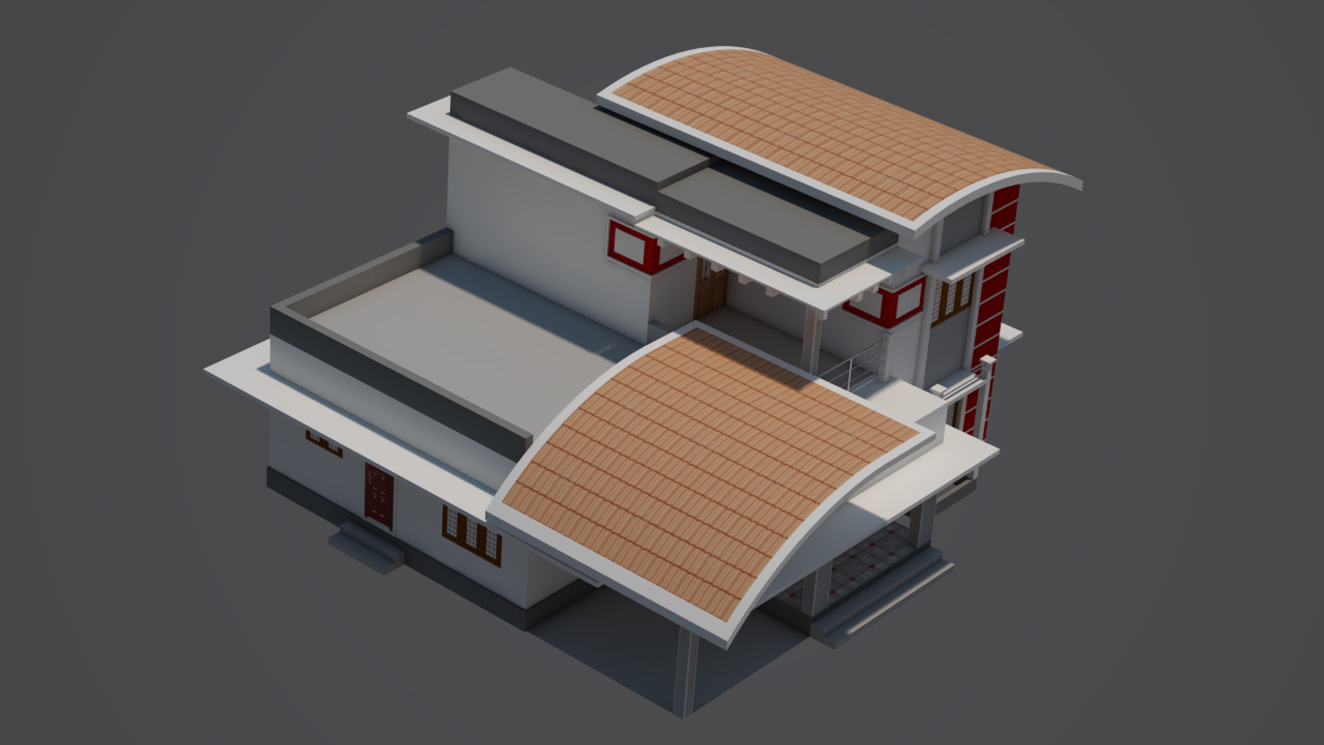 Free house exterior 3D model - TurboSquid 1457020