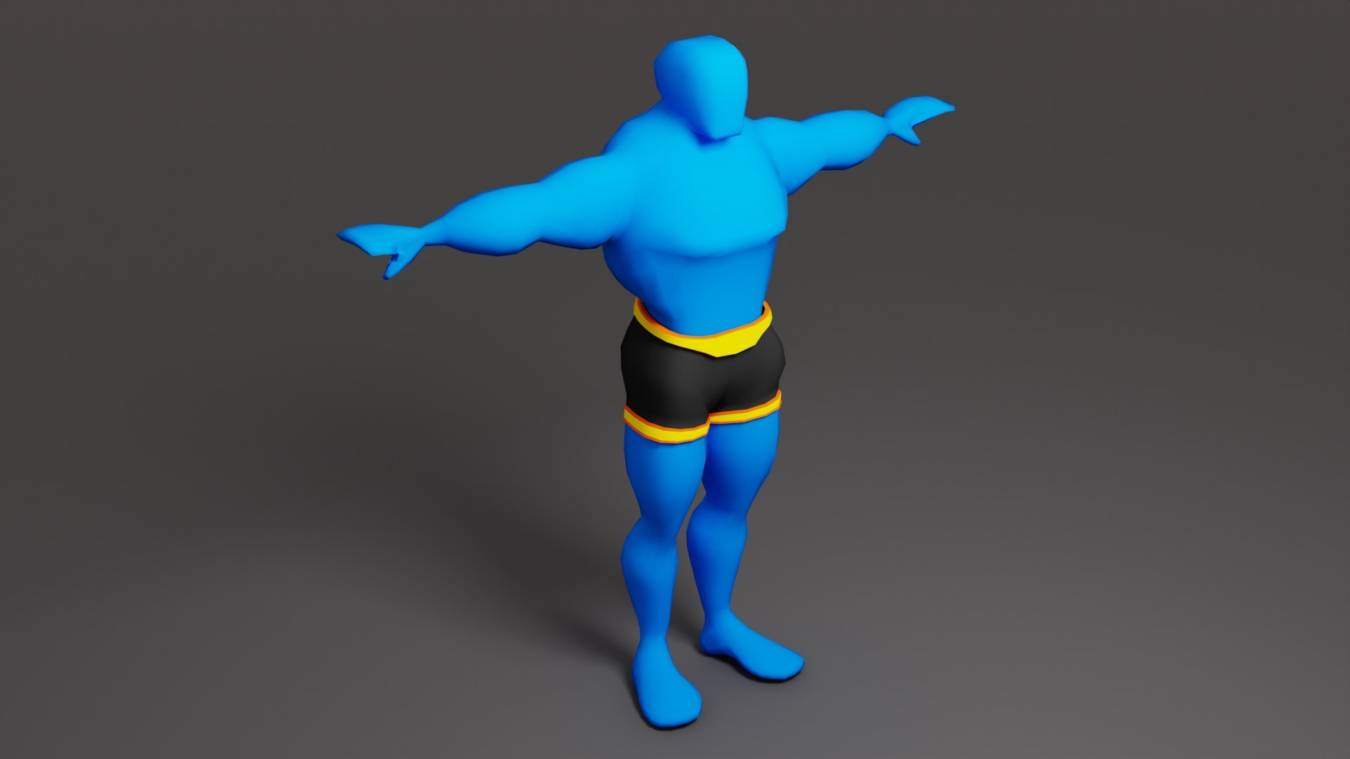 HyperCasual Character Muscle Blend Shape Animation Model - TurboSquid ...