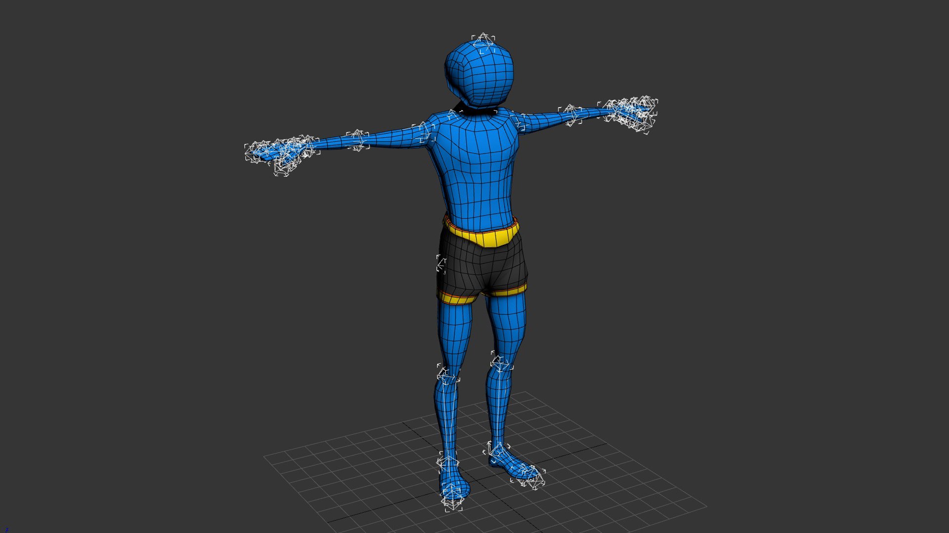 HyperCasual Character Muscle Blend Shape Animation Model - TurboSquid ...