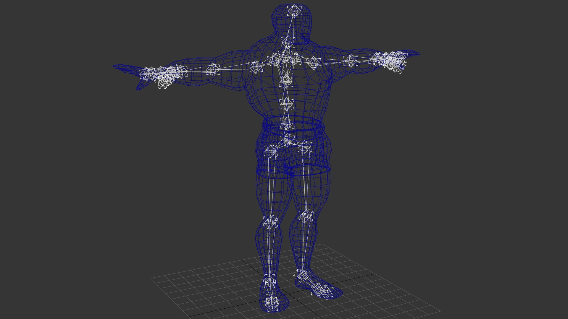 HyperCasual Character Muscle Blend Shape Animation Model - TurboSquid ...