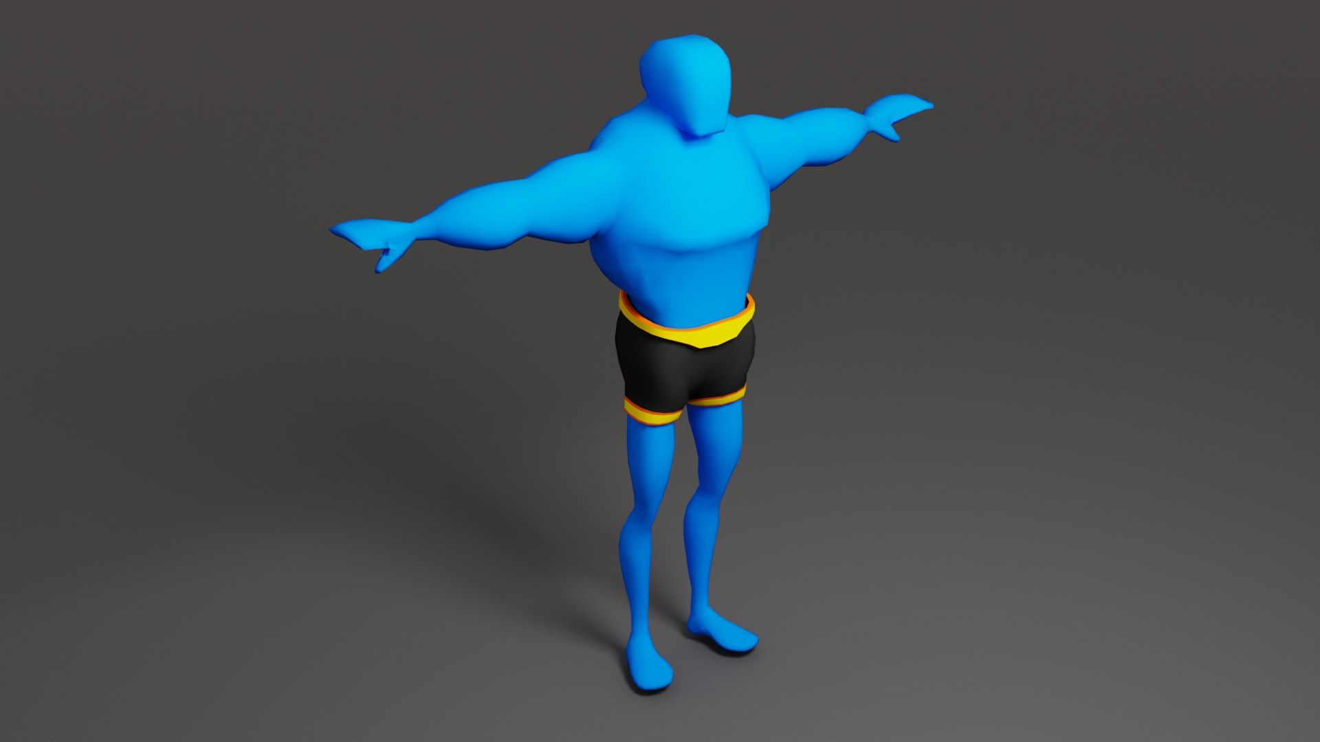 HyperCasual Character Muscle Blend Shape Animation Model - TurboSquid ...