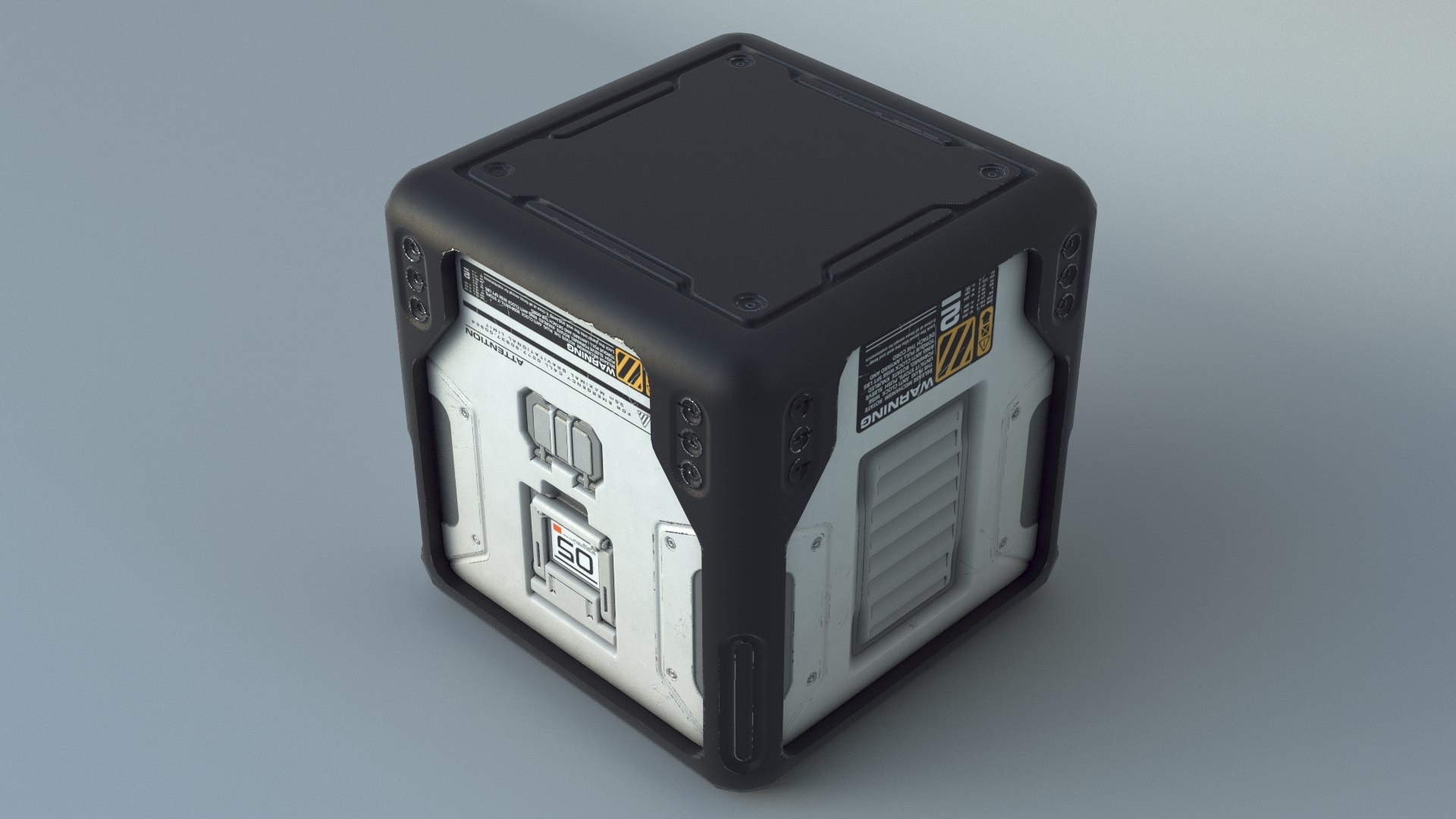 Sci-Fi Crate And Container HD 3D Model - TurboSquid 1740496