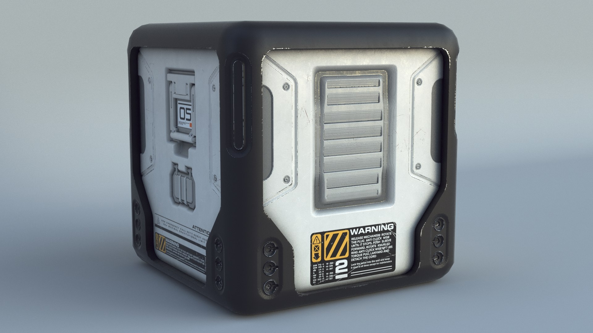 Sci-Fi Crate And Container HD 3D Model - TurboSquid 1740496