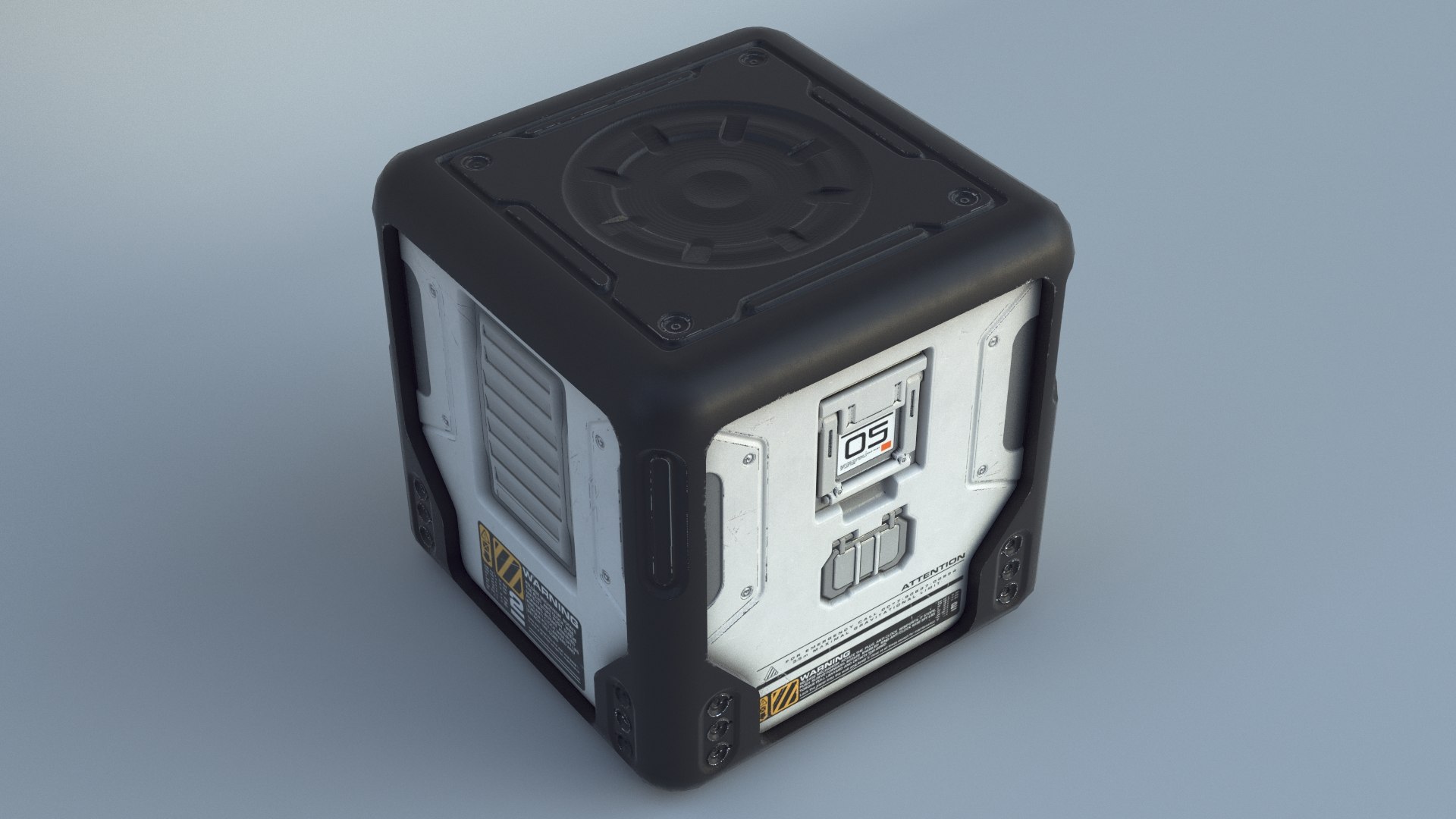 Sci-Fi Crate And Container HD 3D Model - TurboSquid 1740496
