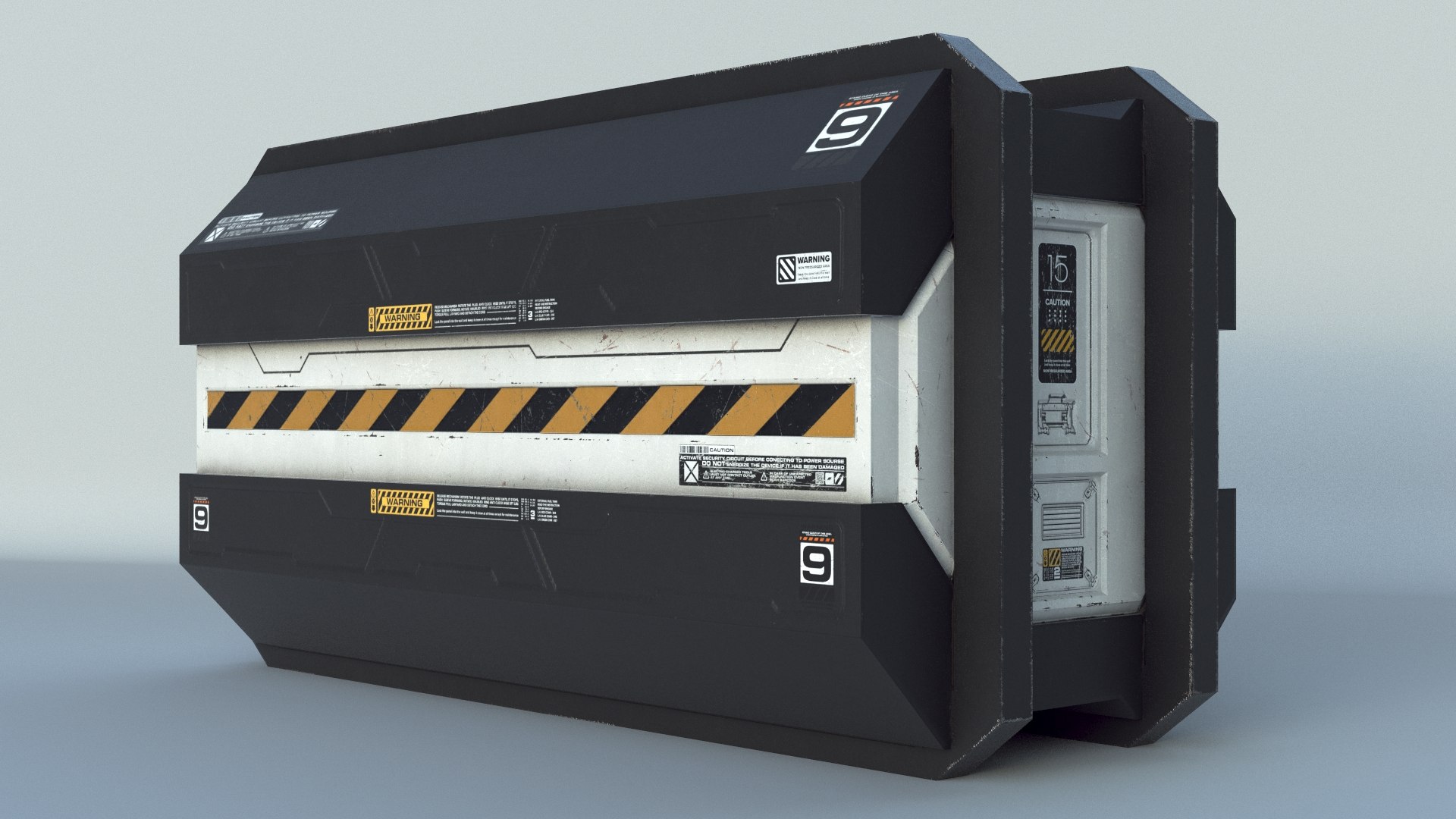 Sci-Fi Crate And Container HD 3D Model - TurboSquid 1740496