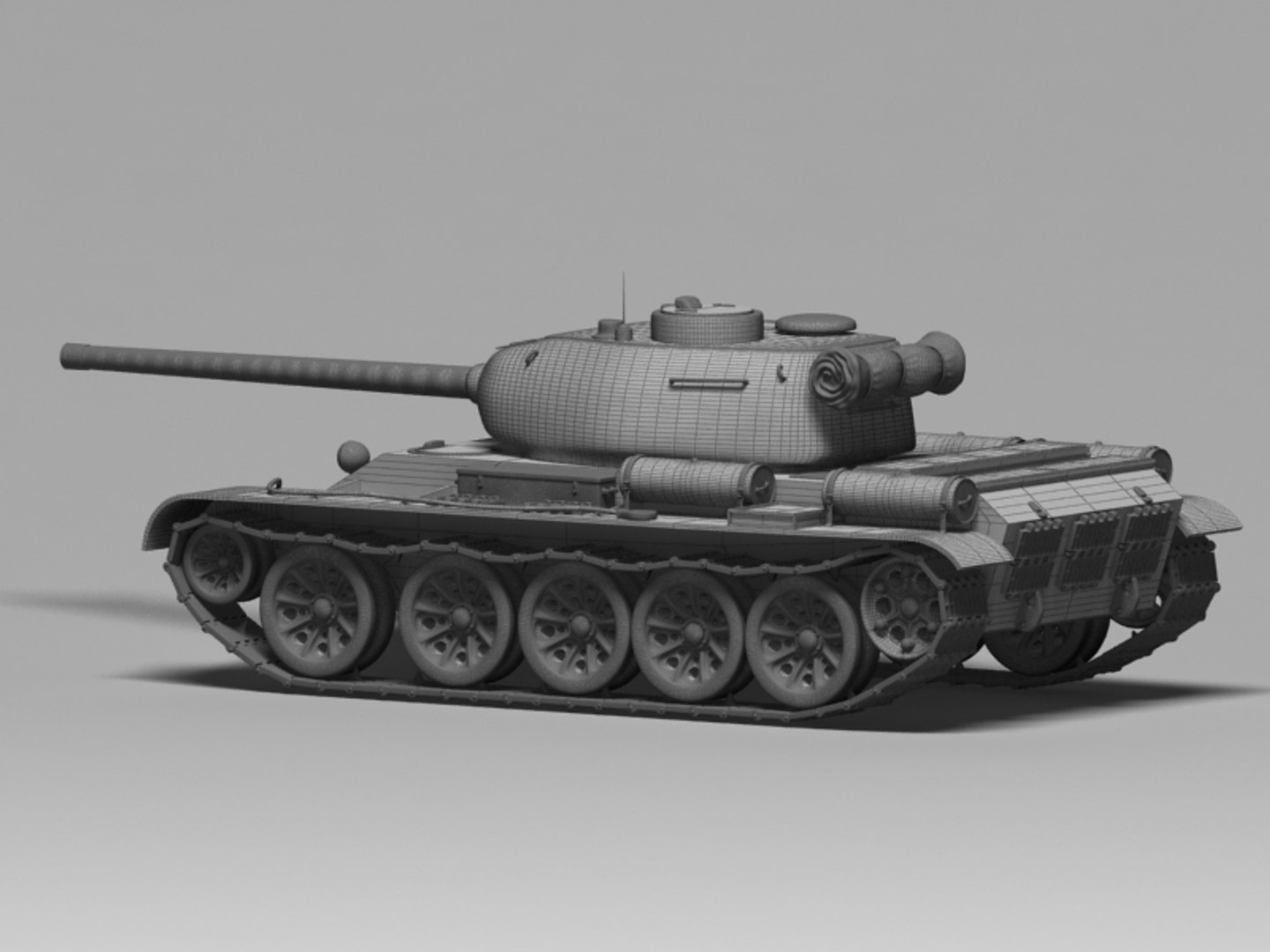 3D Soviet Tank T-44 - TurboSquid 1205160