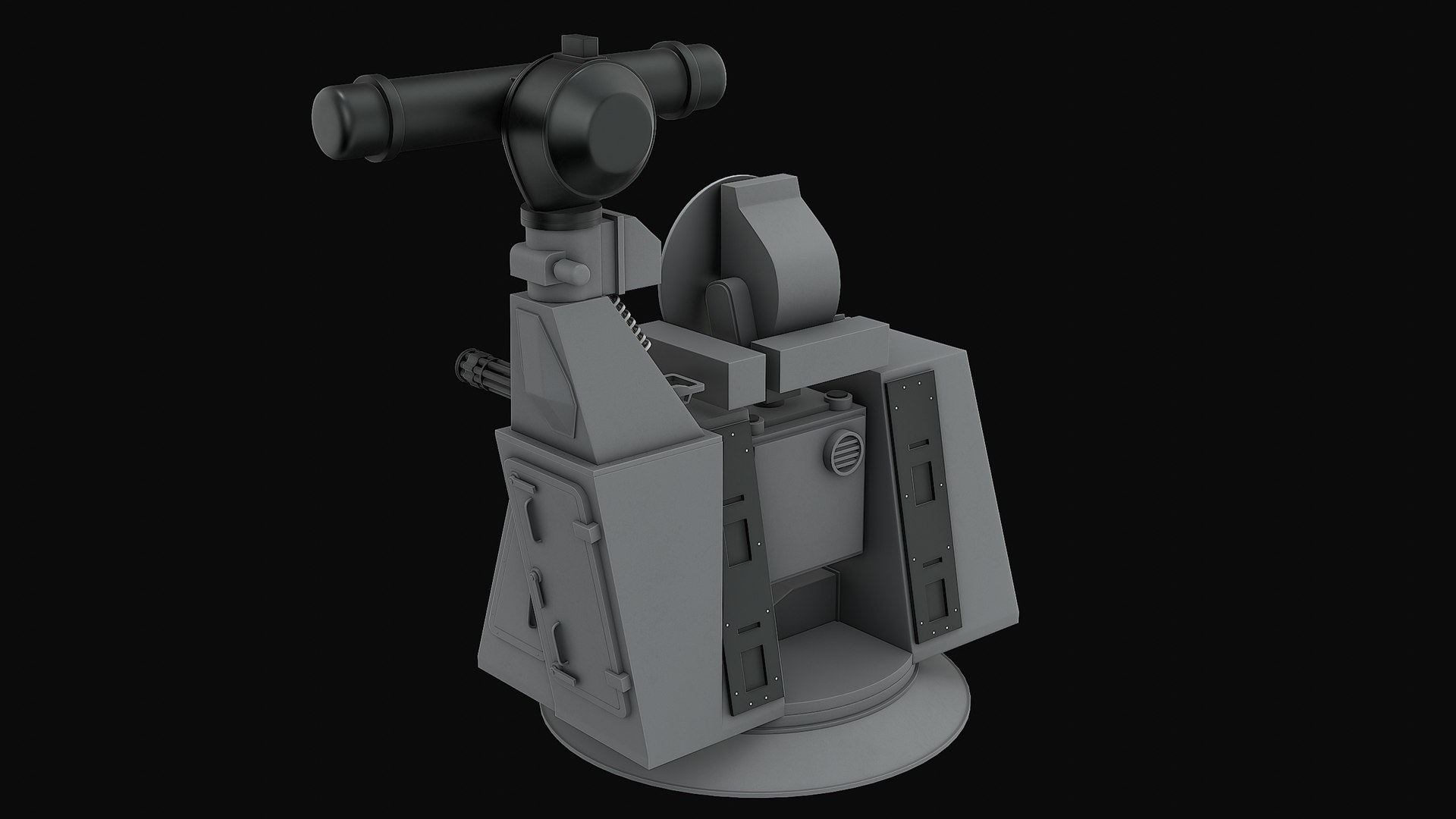 3D Model Goalkeeper CIWS Naval Gun - TurboSquid 2287472