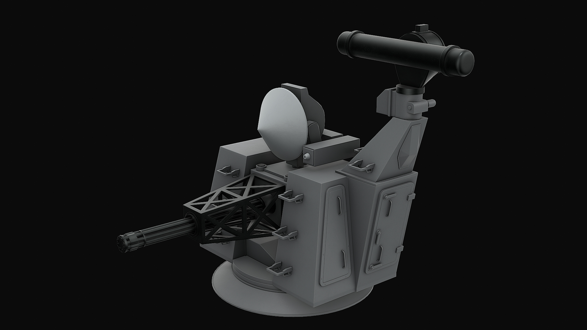 3D Model Goalkeeper CIWS Naval Gun - TurboSquid 2287472