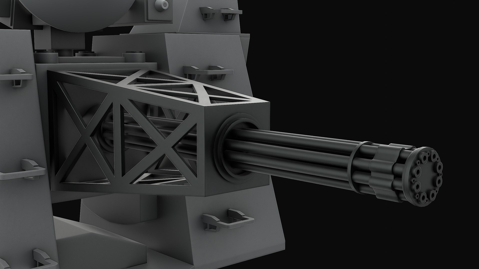 3D Model Goalkeeper CIWS Naval Gun - TurboSquid 2287472