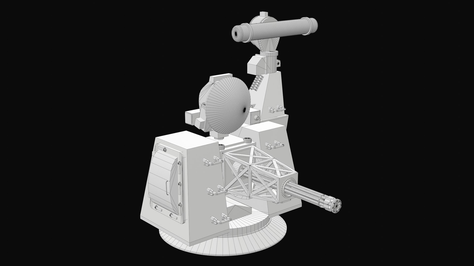 3D Model Goalkeeper CIWS Naval Gun - TurboSquid 2287472