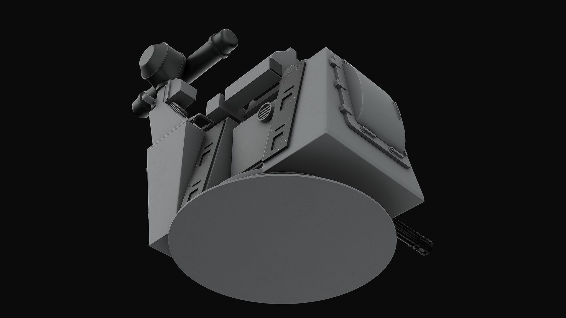 3D Model Goalkeeper CIWS Naval Gun - TurboSquid 2287472