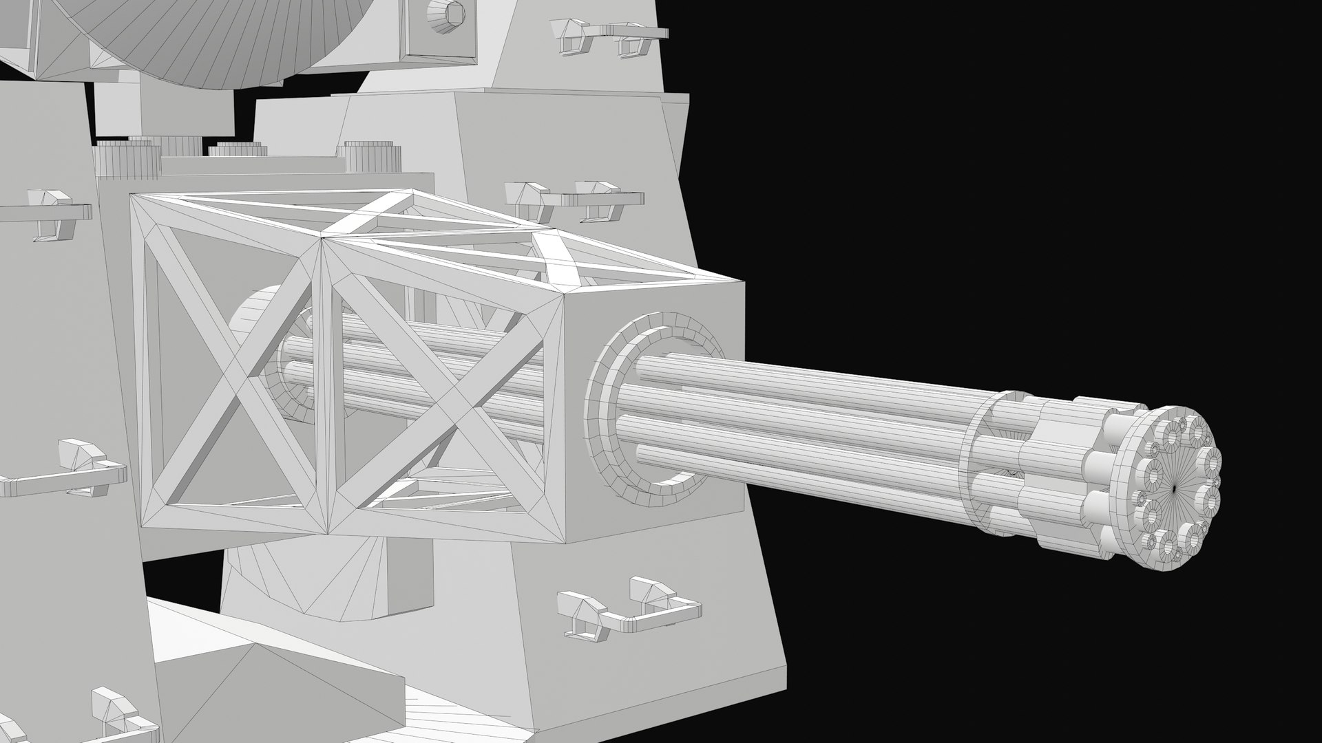 3D Model Goalkeeper CIWS Naval Gun - TurboSquid 2287472