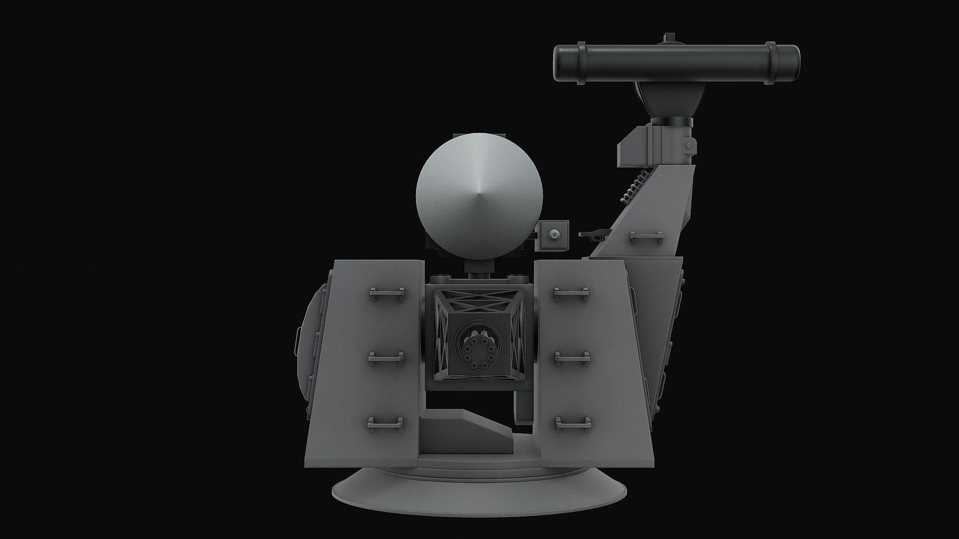 3D Model Goalkeeper CIWS Naval Gun - TurboSquid 2287472