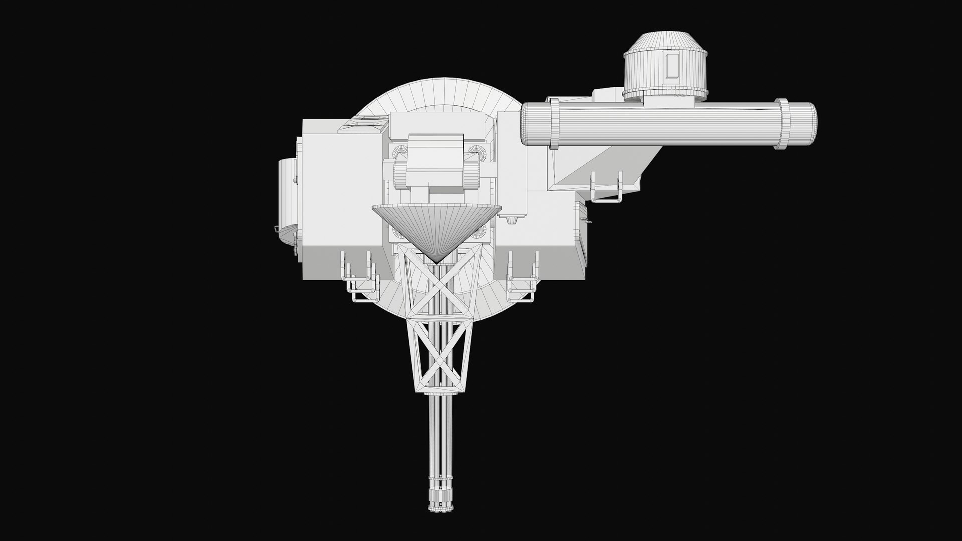 3D Model Goalkeeper CIWS Naval Gun - TurboSquid 2287472
