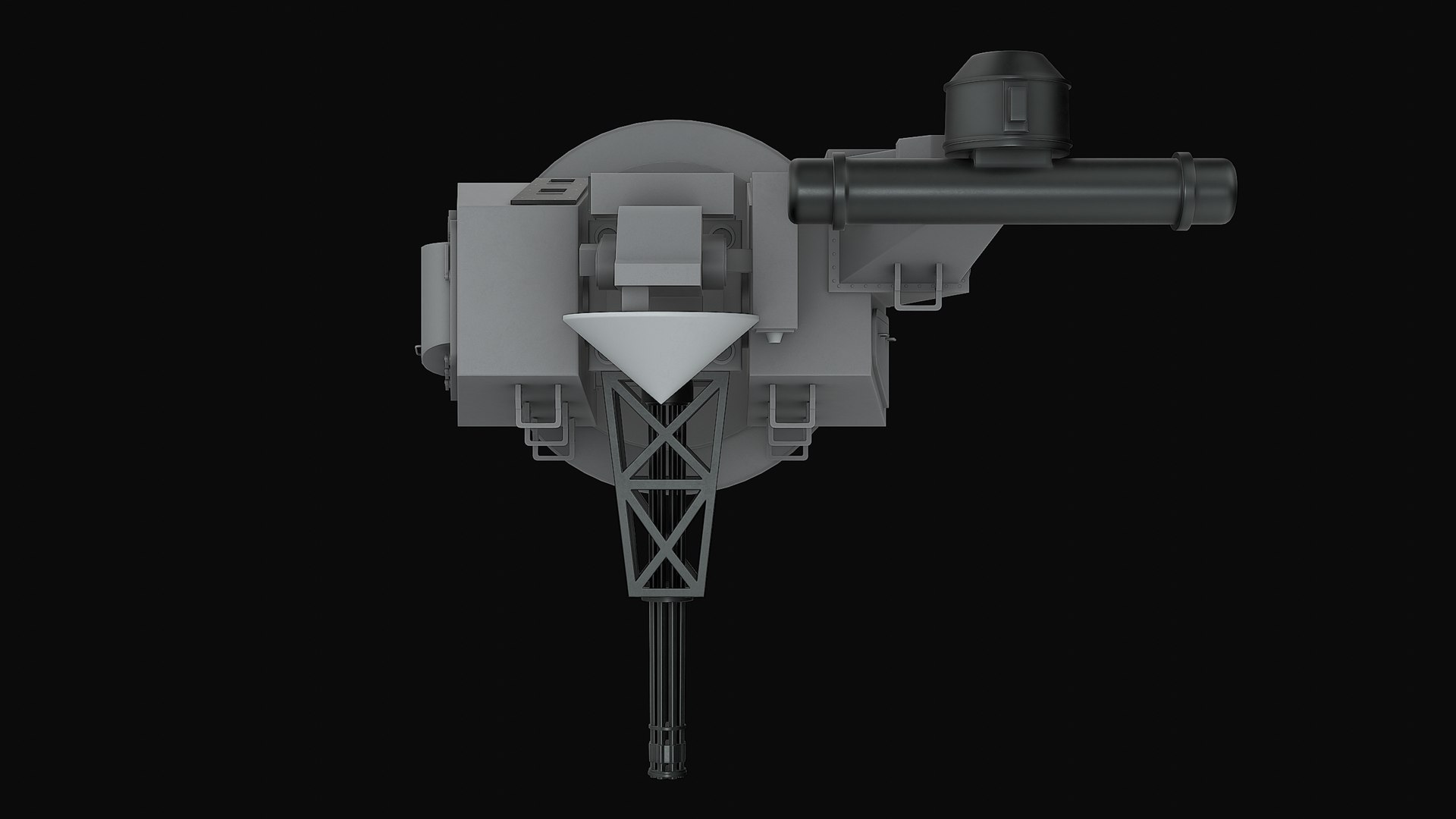 3D Model Goalkeeper CIWS Naval Gun - TurboSquid 2287472