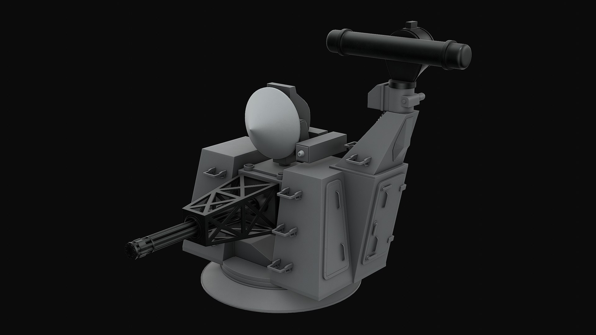 3D Model Goalkeeper CIWS Naval Gun - TurboSquid 2287472