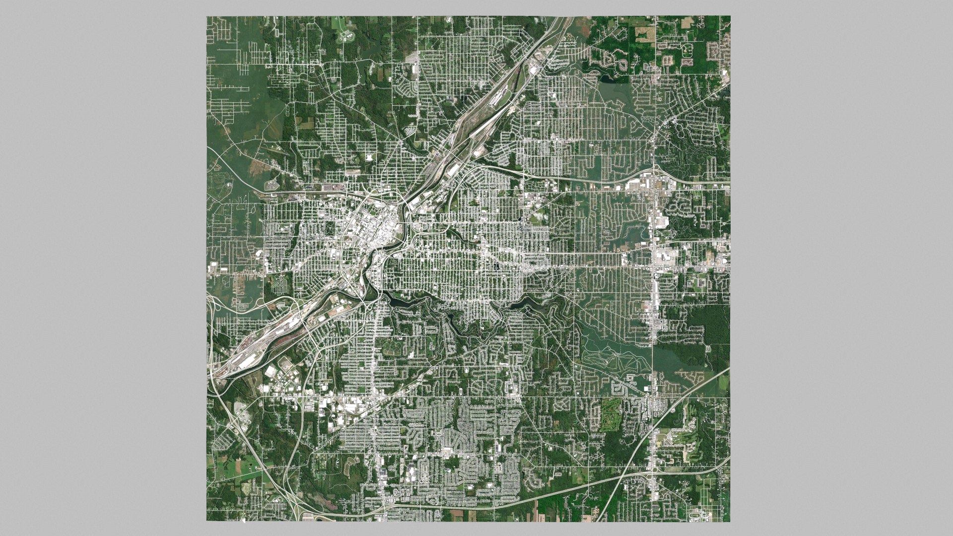 3D Cityscape Youngstown USA Model - TurboSquid 1998441