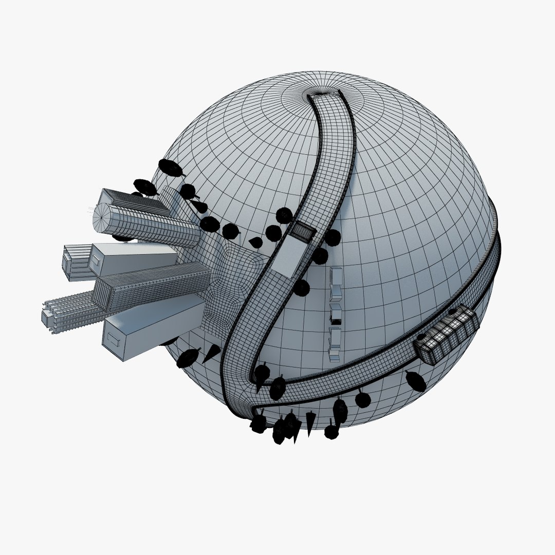 lighting scene 3d model