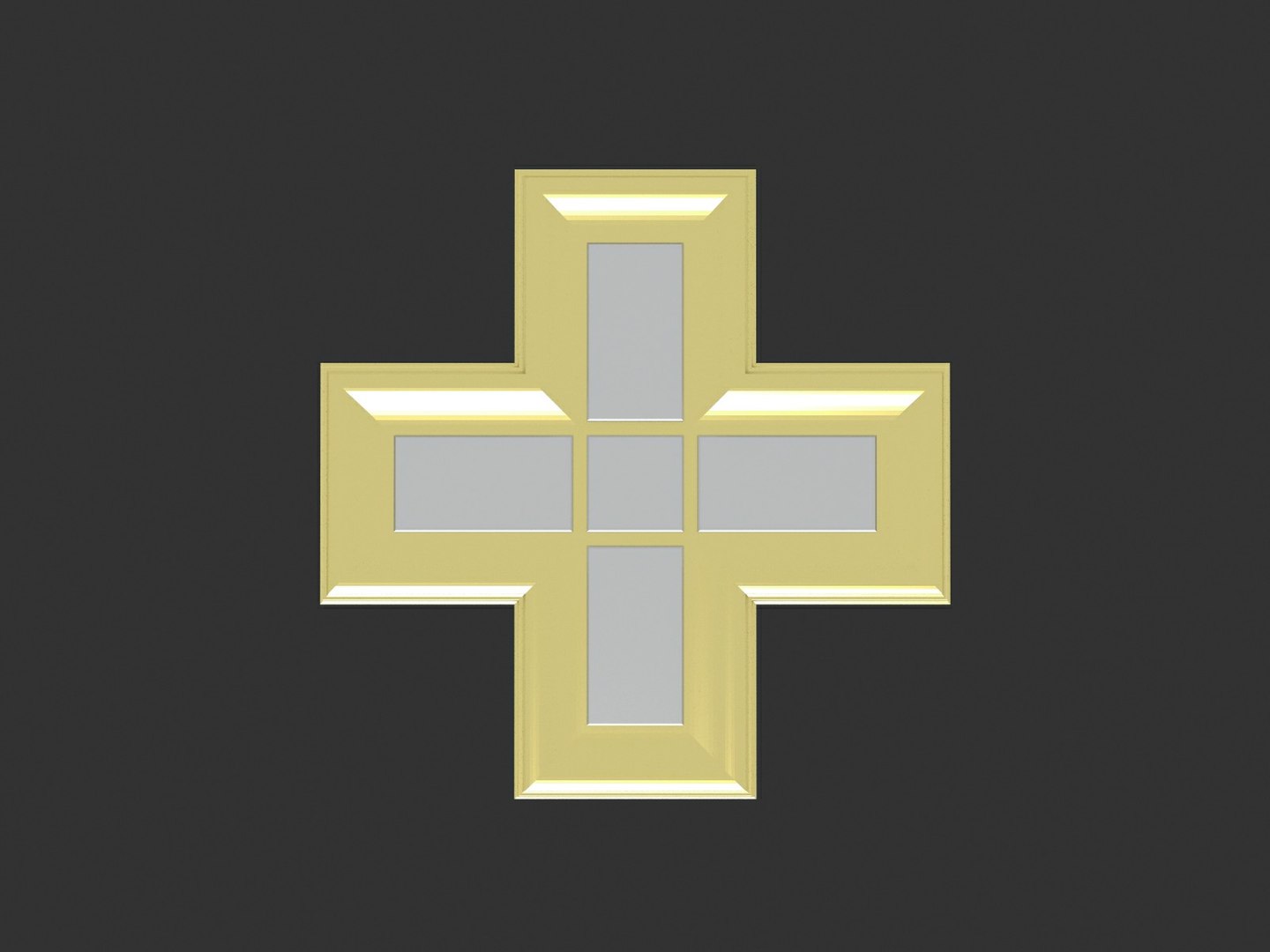 3D cross - TurboSquid 1474721