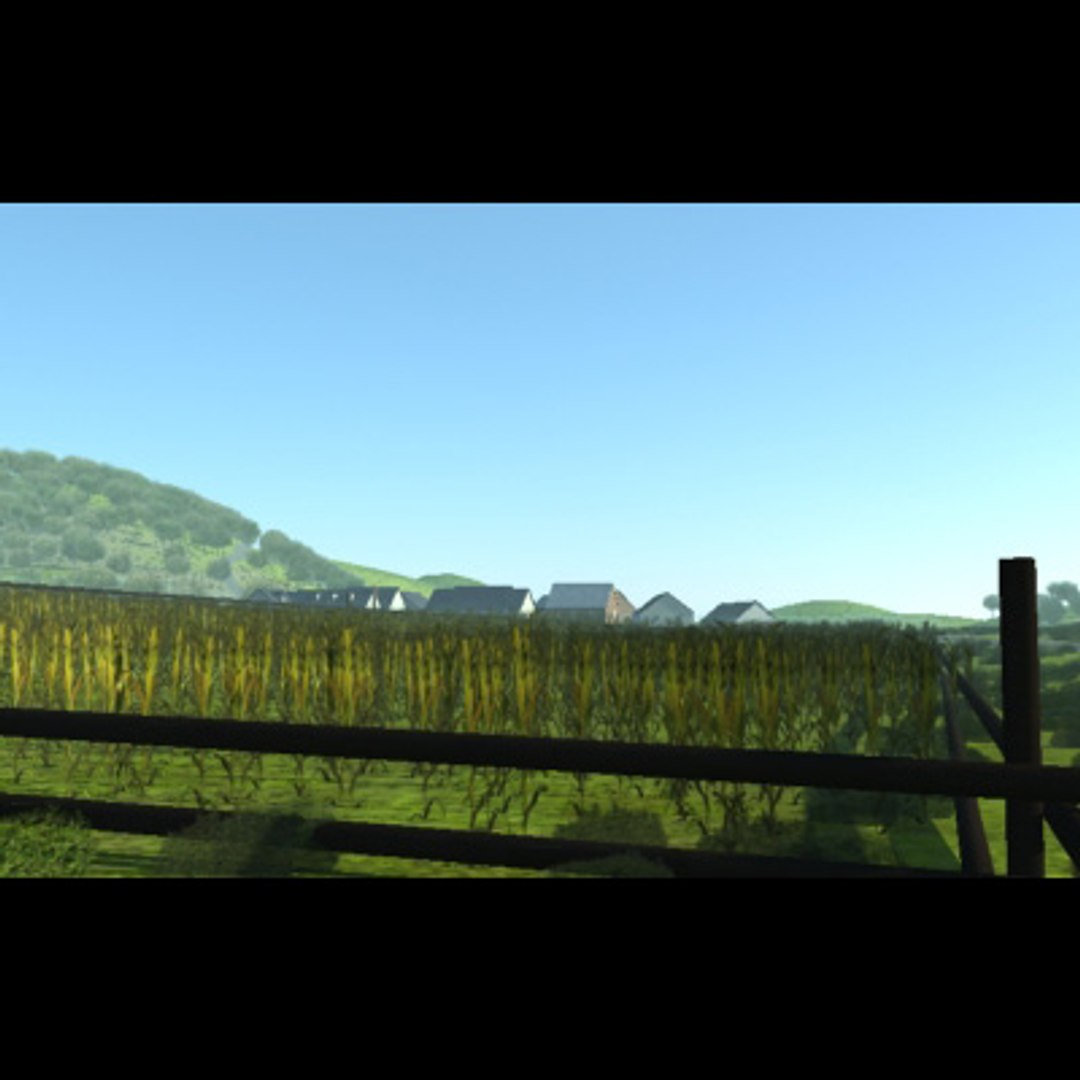 3dsmax Landscape Villages Land