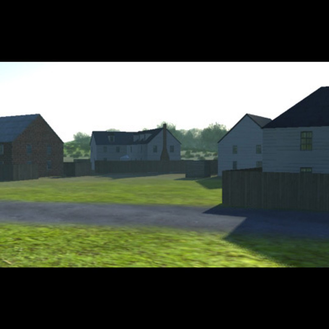 3dsmax Landscape Villages Land
