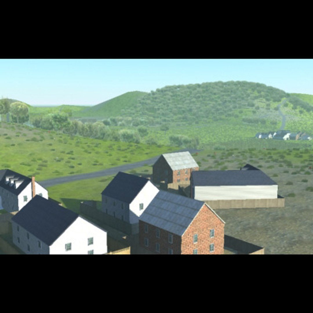 3dsmax Landscape Villages Land