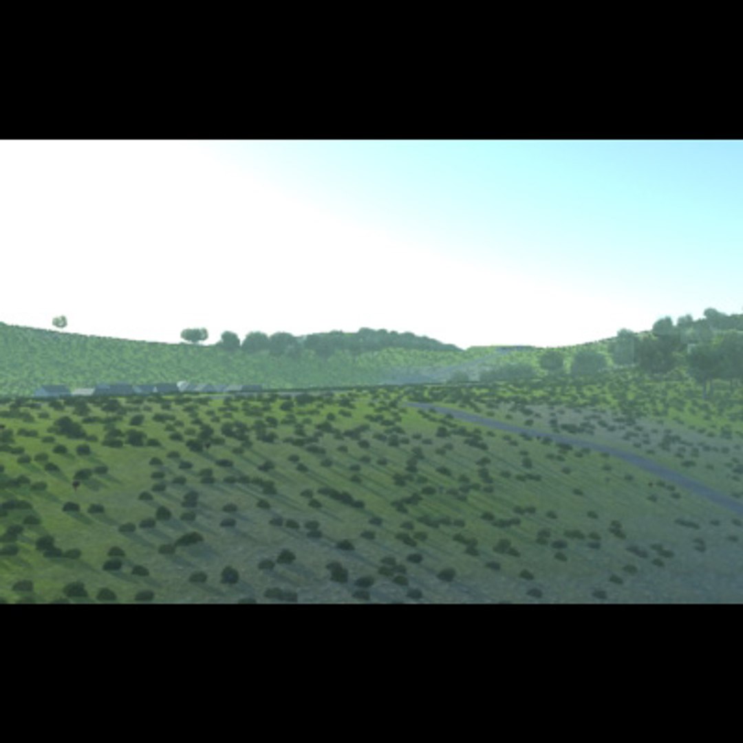 3dsmax Landscape Villages Land