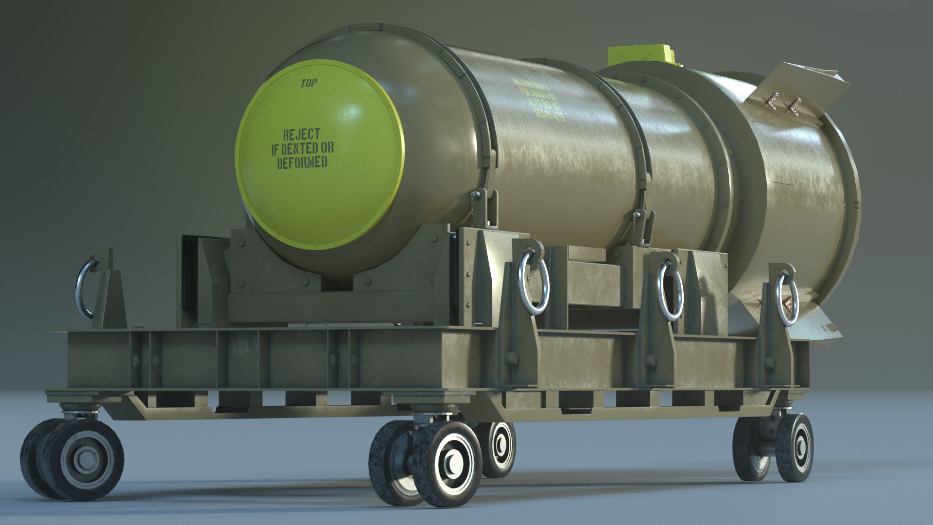 Mark 39 Nuclear Bomb 3D - TurboSquid 2418301