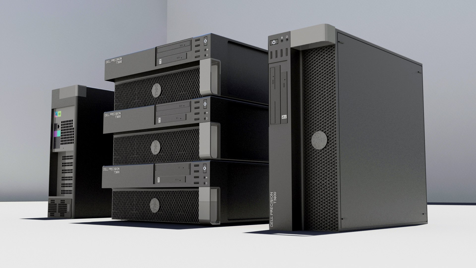 3d model workstations dell