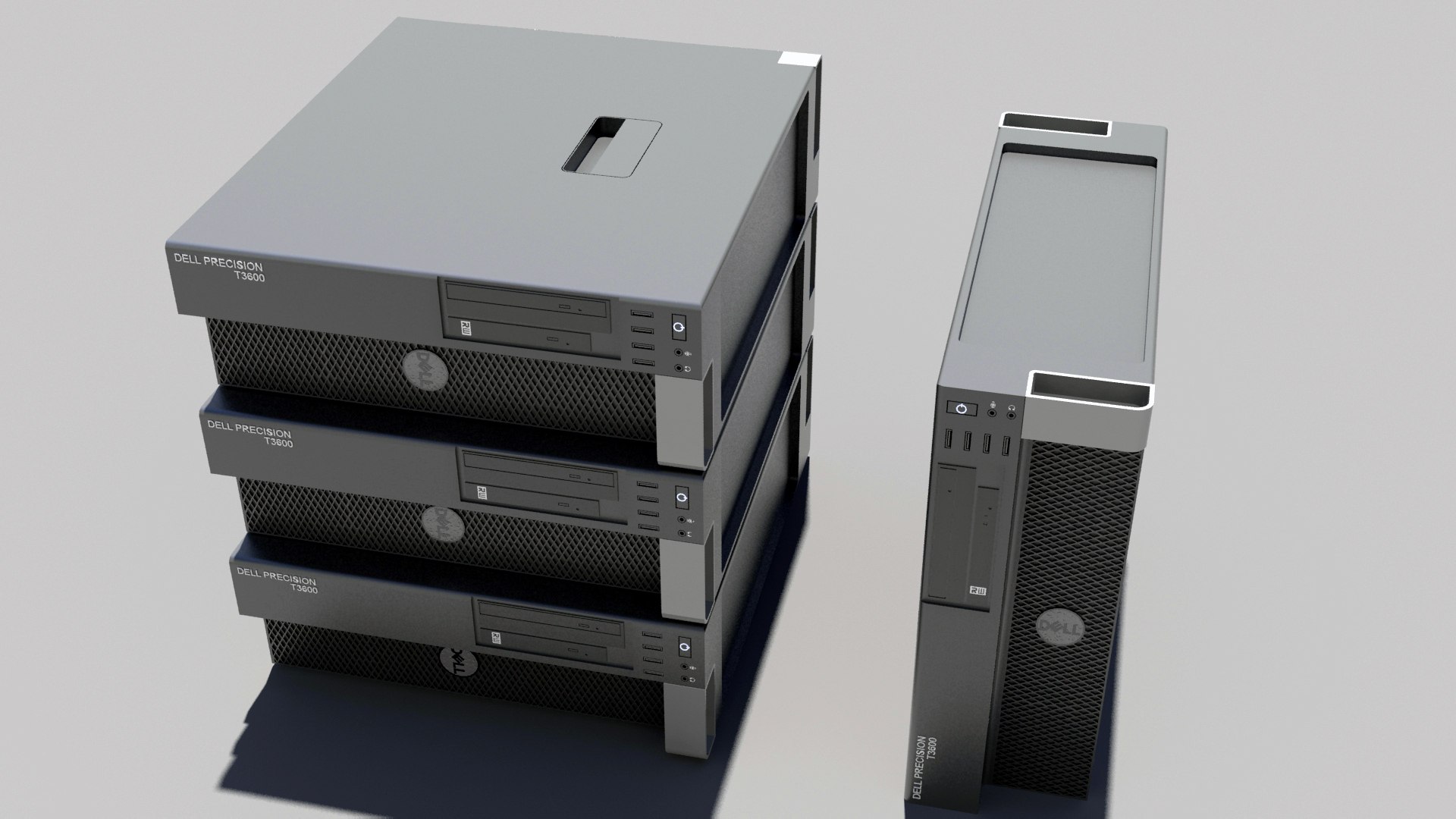 3d model workstations dell