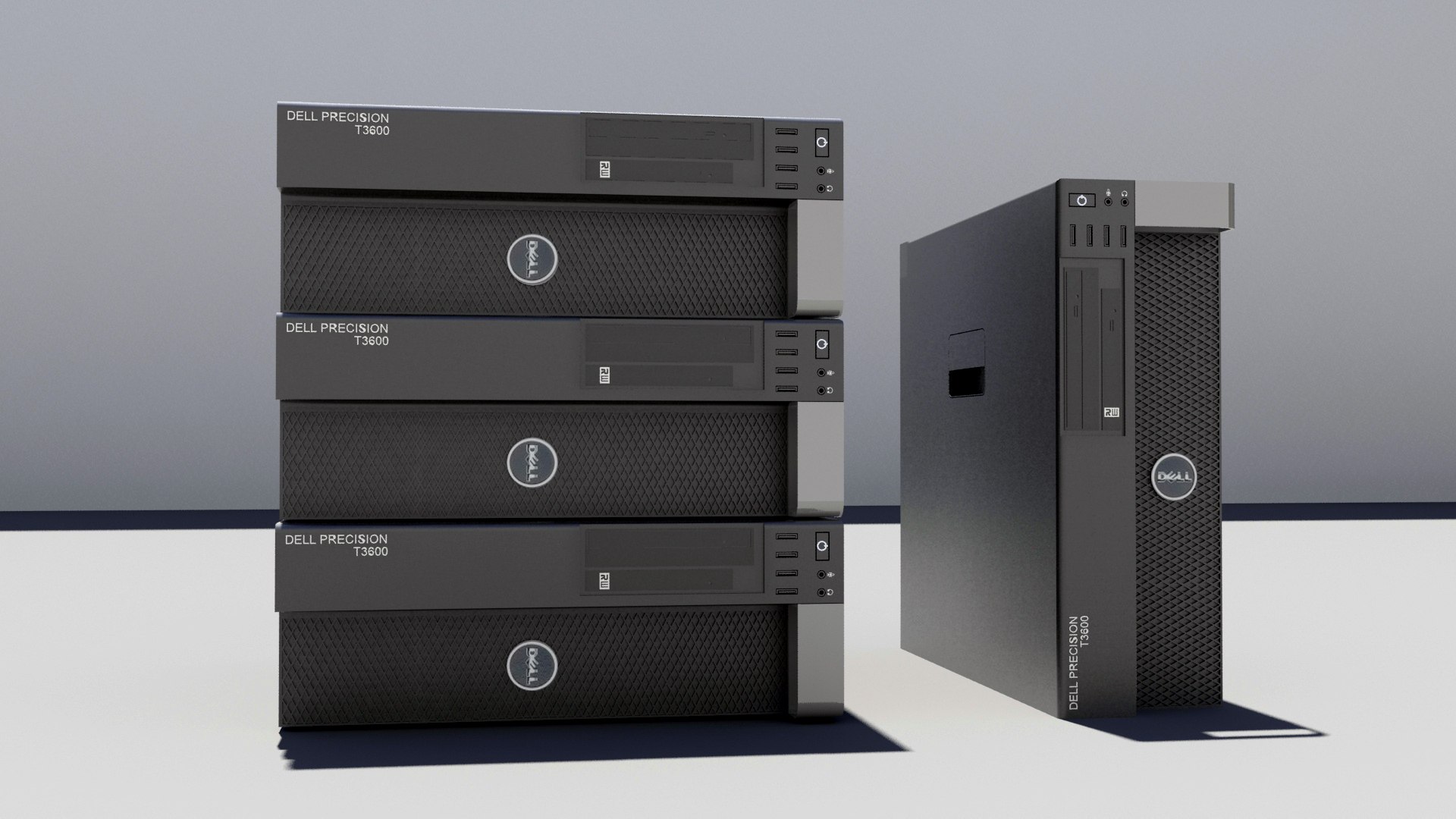 3d model workstations dell